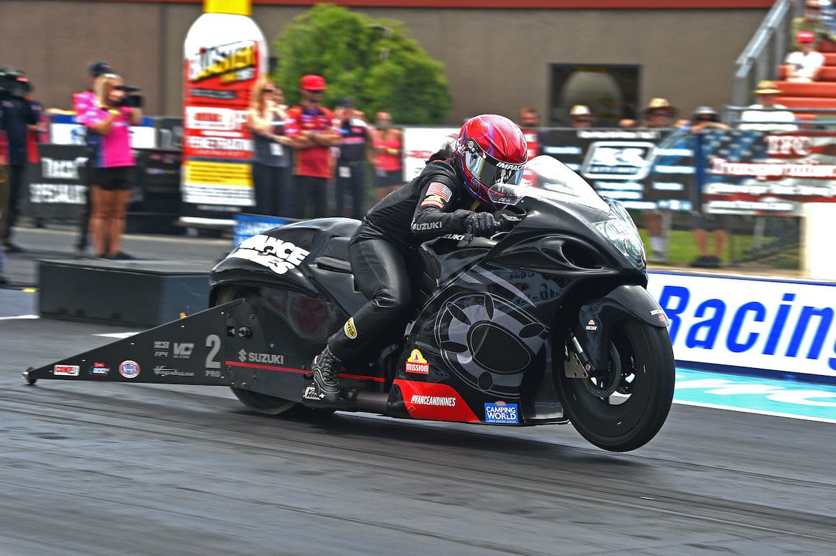 Angelle Sampey Takes Dramatic Win In NHRA Nationals