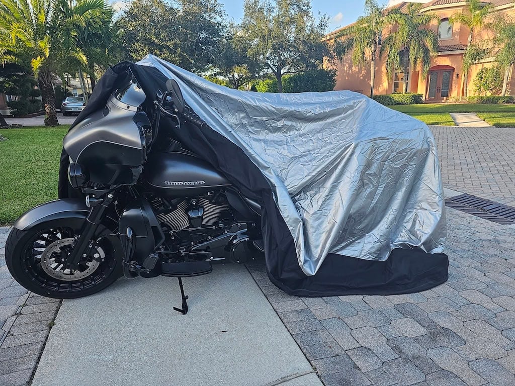 Motorcycle Gear: CoverSeal Weighted Cover