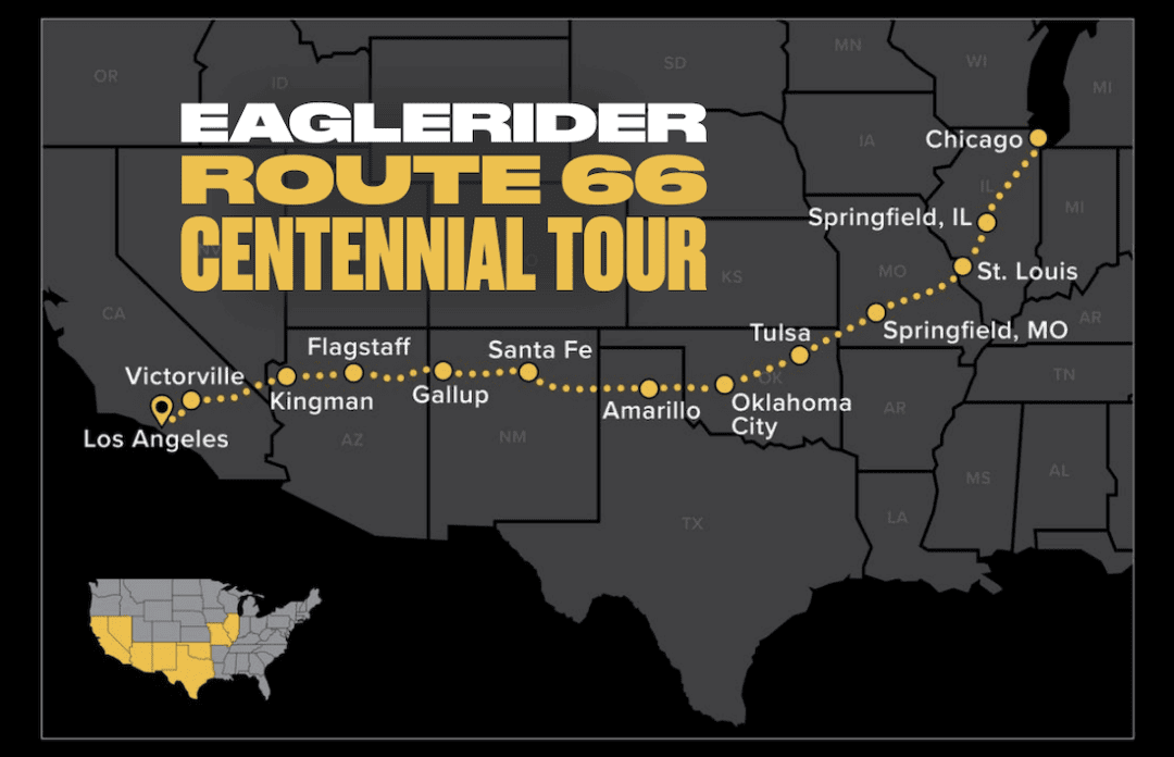 Route 66 Turns 100: Tour With EAGLERIDER This Summer